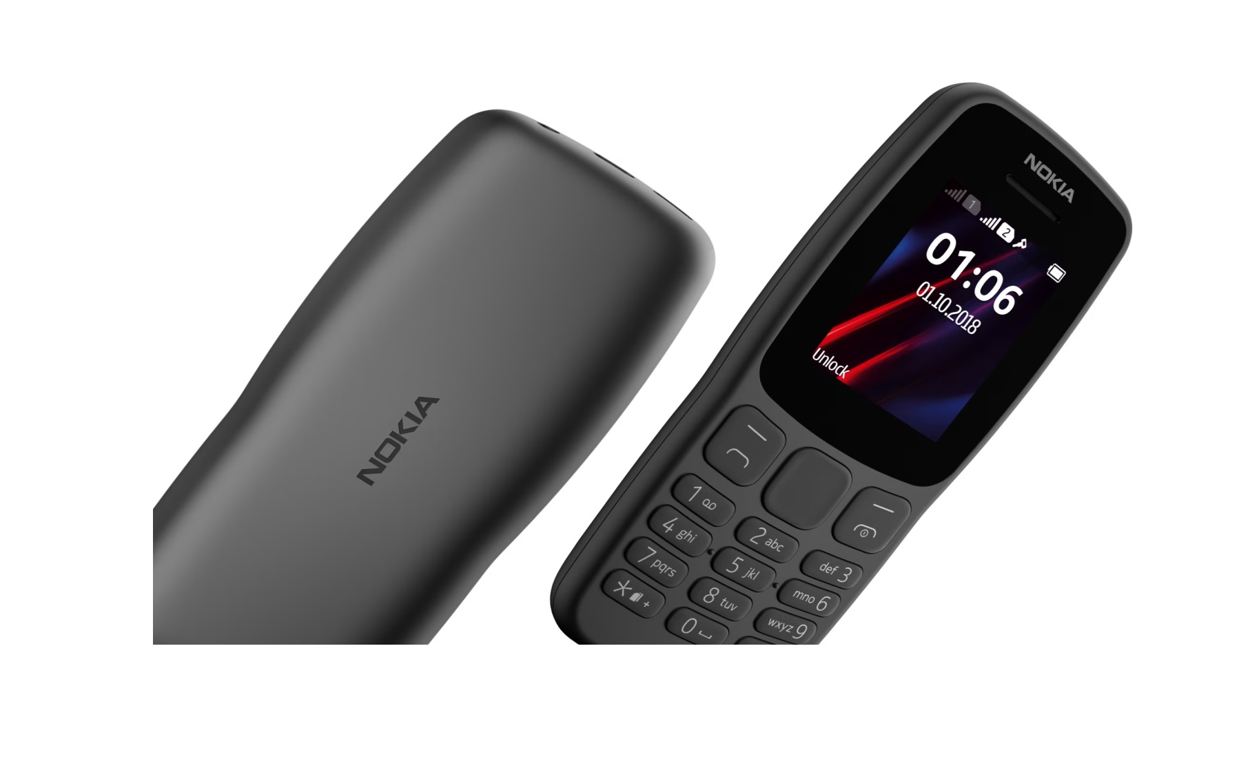 Nokia 106 (Dual Sim) Mobile Brand New-Made in ViETNAM